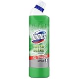 Domex FreshGuard Toilet Cleaner Liquid - 1L, Lime Fresh, Fights Malodor ...