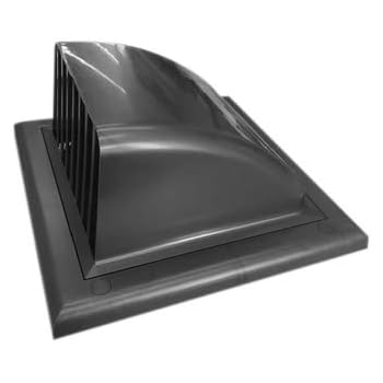 Grey Air Vent Grille Gravity Flap External Ventilation Cover Ducting ...