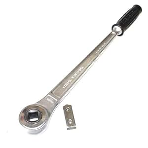 Ratsche 3/4 zoll 20 mm Länge 48 cm lang loser Vierkant zum Durchstecken ...