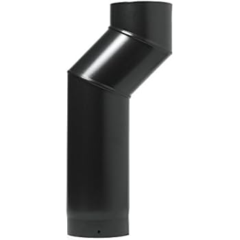 Pennine 5" Offset Pipe Vitreous Enamelled Stove Flue Pipe for Wood ...