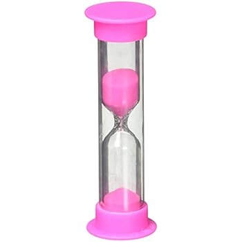 2-Minute Hourglass Sandglass Sand Timer - Pink: Amazon.co.uk: Kitchen ...