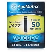 WaveSense Jazz - NO CODE -Blood Glucose test strips (x50) : Amazon.co ...