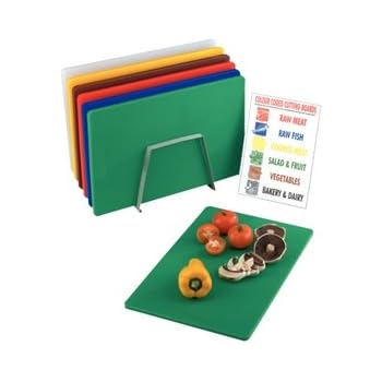 Colour Coded Chopping Boards Sign A5 210x148mm Kitchen Safety Self ...