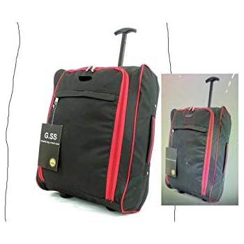 Hand Luggage 50x40x20 Wheeled Lightweight Cabin Easyjet Trolley Bag ...