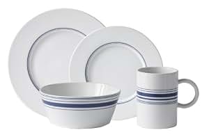 Royal Doulton Terence Conran Blue Stripe Dinnerware Set: Amazon.co.uk ...