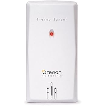 Oregon Scientific THN132N Wireless Temperature Sensor - White: Amazon ...