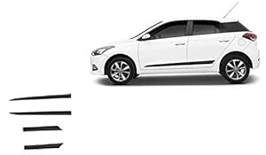 AUTOXYGEN Side Door Beading Black Door Protector for Hyundai i20 Elite ...
