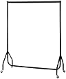 Heavy Duty Clothes Rail Garment Rail 4ft Long x 5ft High SUPERIOR ...