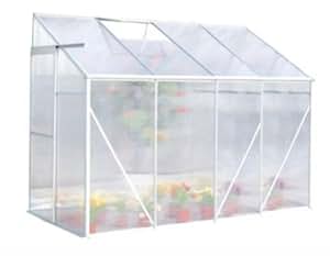 ALU Gewächshaus Pflanzenhaus Garten Treibhaus Tomatenhaus 251x122x183 ...