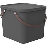 Rotho Albula Aufbewahrungsbox 25l mit Deckel, Kunststoff (PP recycelt ...