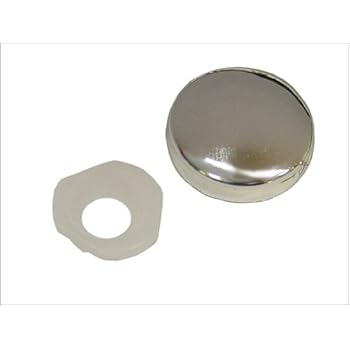 PLASTIC CHROME DOME SCREW COVER CAPS - PRE PACKED CAPS & WASHERS - SNAP ...
