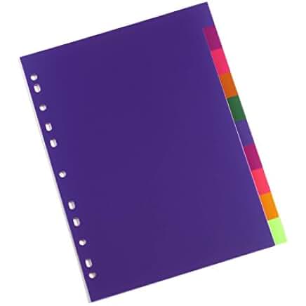 Amazon.co.uk: plastic file dividers