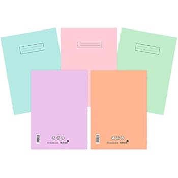 Easynote A4 Soft Touch Notebook - Pastels: Amazon.co.uk: Office Products