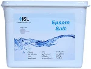 Epsom Salts 3kg (Magnesium Sulphate Salt) Bath Salt: Amazon.co.uk: Beauty