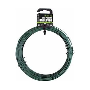 PVC COATED GREEN GARDEN WIRE 30M x 2MM: Amazon.co.uk: Garden & Outdoors