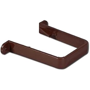 Downpipe Bracket 65mm Square Pipe Brown: Amazon.co.uk: DIY & Tools