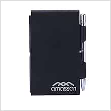 Metal Pocket Notebook-Convenient Aluminum Note Case with Mini Pen and ...