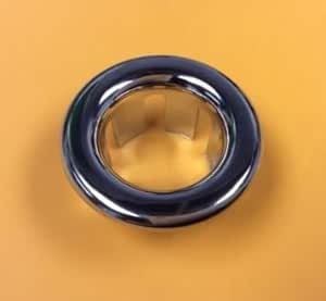 Chrome Overflow Cover Ring for Sinks and Basins - Quick Fit: Amazon.co ...