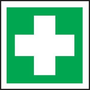 Primo soccorso Sign – primo soccorso croce simbolo (vinile autoadesivo ...