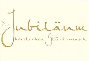 Glückwunschkarte zum Jubiläum herzlichen Glückwunsch: Amazon.de ...