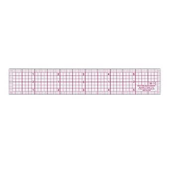 Westcott 8ths Graph Ruler, 1 x 6", Transparent (W-10) : Amazon.co.uk ...