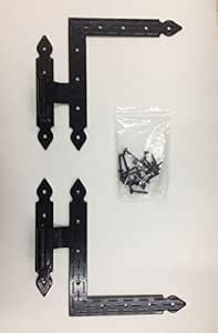 Charnière à équerre à fil droit finition noire idéale pour monter sur ...