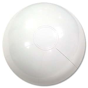 Beachballs - 12-inch Solid White Beach Ball: Amazon.co.uk: Sports ...