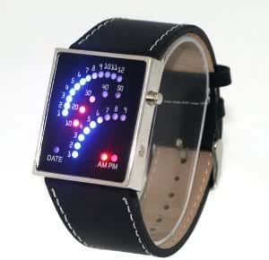 Abco Tech LED Watch Futuristic Japanese Style Multicolor LED Watch with ...