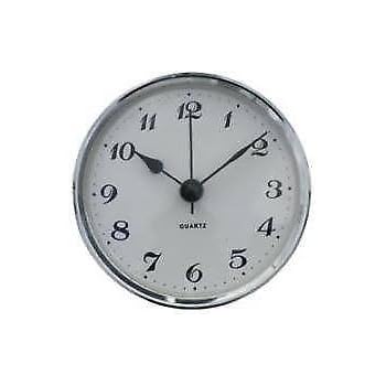Caravan / Motorhome Quartz Caravan Clock 72mm round Chrome Bezel ...