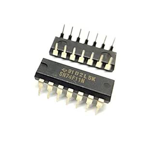 INVENTO 4Pcs 7411 IC SN74HC11N AND Gate, 74HC11, 3 Input, 5.2 mA, 2 V ...