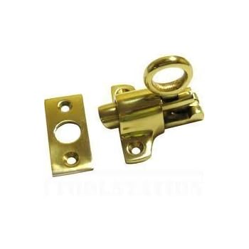 FANLIGHT CATCH SOLID LOFT ATTIC LATCH BRASS WITH SCREWS: Amazon.co.uk ...