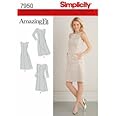 Amazon.de: Simplicity Schnittmuster 7950.AA, Kleid [Damen, Gr.36-44 ...
