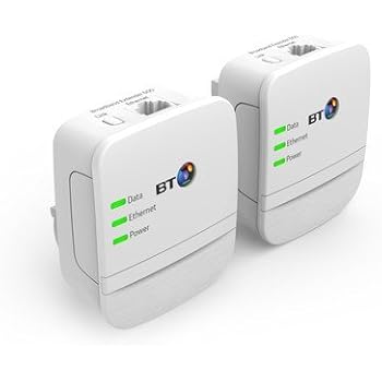 BT Broadband Extender 600 Kit with wired AV600 Powerline: Amazon.co.uk ...