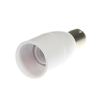 1 Stück B15 B15D / BA15D Adapter auf E14 Sockel Converter für Halogen ...