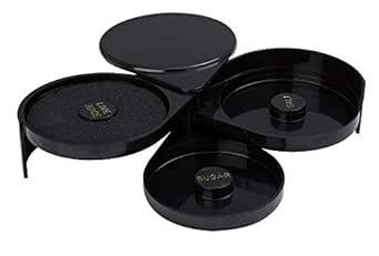 Glass Rimmer 3 Tier Black : Amazon.co.uk: Home & Kitchen