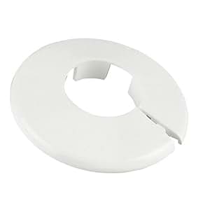 PK 5 X White 15mm PVC pipe covers for wall and ceiling: Amazon.co.uk ...