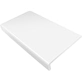150mm White UPVC Window Board/Cill Cover 1.25m Long 9mm Thick Plastic ...