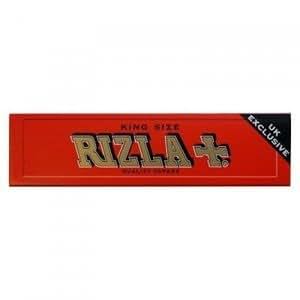 RIZLA 10 Booklets Rizla Red King Size Slim Uk Exclusive Smoking Papers ...