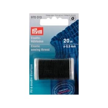 Prym Elastic Sewing Thread 0.5 mm Light Grey: Amazon.co.uk: Kitchen & Home