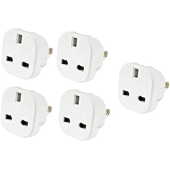 High Grade - Travel Adapter Converts UK Plug to 2 pin: Amazon.co.uk ...