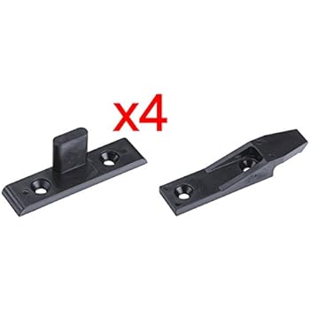 Keku Drop On/Hook On Push in Plinth Fasteners Fittings Press Fit Panel ...