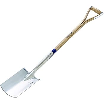 Draper 83754 Extra Long Stainless Steel Garden Spade with Soft Grip ...