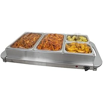 Russell Hobbs 14969 Hot Tray in Brushed Stainless Steel: Amazon.co.uk ...