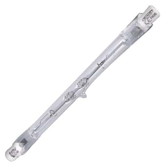 150w Rs7 118mm Clear Linear Halogen Bulbs, Pack of 2: Amazon.co.uk ...