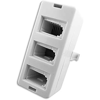3 Way Triple BT Phone Telephone Splitter Adaptor: Amazon.co.uk: Electronics