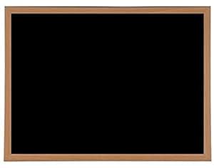 120cm x 90cm Heavy Duty Magnetic Chalk Blackboard Wooden Effect Frame ...