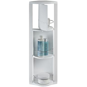 Showerlux Stowaway Storage Corner Unit in White: Amazon.co.uk: Kitchen ...