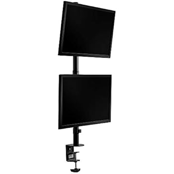 FLEXIMOUNTS stacking monitor Vertical Dual Monitor Mount LCD arm,Full ...
