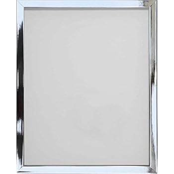 MODERN SHINY CHROME PHOTOGRAPH/PICTURE FRAMES WITH PICTURE MOUNT ...