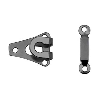 Waistband Hook and Bar Closure - 10mm x 10 Pairs - Non-Sew On Clasp for ...